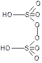 Химические свойства. Молекулярная формула - H2S2O8